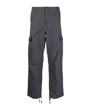 Carhartt Wip Grey Regular Cargo Pants - Black
