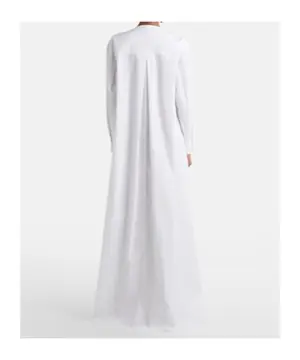 Carolina Herrera Embroidered Cotton-blend Gown