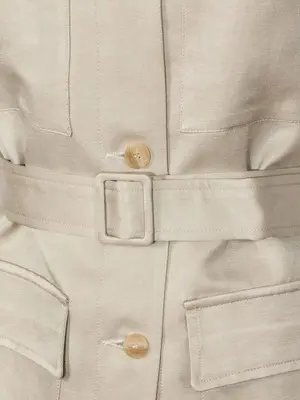 SEMICOUTURE Belted Sleeveless Jacket