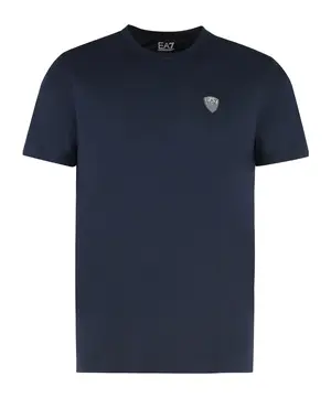 EA7 Logo-patch T-shirt - Blue