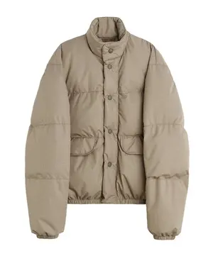 Our Legacy Inhale Press-stud Puffer Jacket - Beige