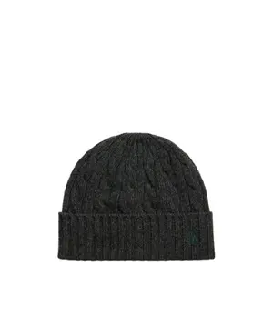 Ralph Lauren Cable-knit Beanie Hat - Grey