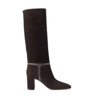 GIANVITO ROSSI Block Heel Boots - Black
