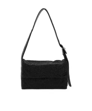 Benedetta Bruzziches Vitty La Mignon Embellished Shoulder Bag - Black
