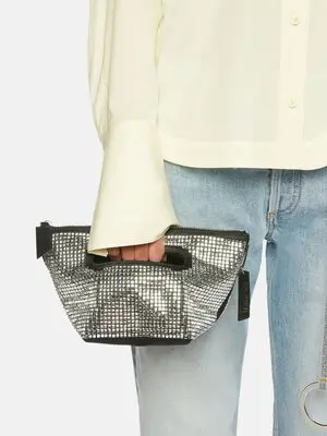 Attico Via Dei Giardini 15 Tote Bag With Crystal Embellishments