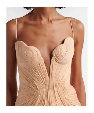 MARIA LUCIA HOHAN Cecilia Draped Silk Gown
