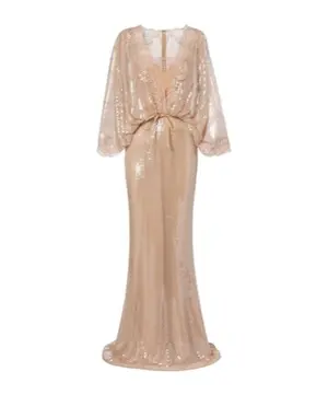Elie Saab Lace-trimmed Sequined Mesh Gown - Nude
