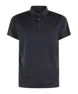 SAVE THE DUCK Buttoned Polo Shirt - Black