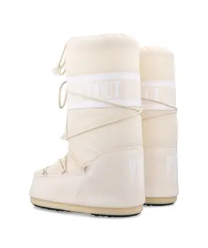 Moon Boot Icon Logo Lace-up High Top Boots - Beige