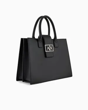 Armani Exchange Logo-plaque Tote Bag