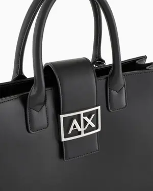Armani Exchange Logo-plaque Tote Bag