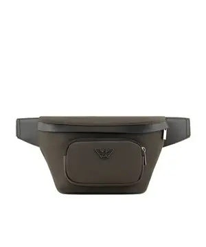 Emporio Armani Logo Plaque Belt Bag - Army Green