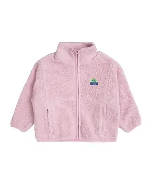 American Vintage Logo Zip-up Sweatshirt - Pink