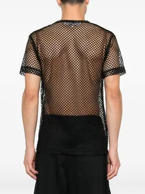 Play Comme Des Garcon Semi-sheer Short Sleeved T-shirt
