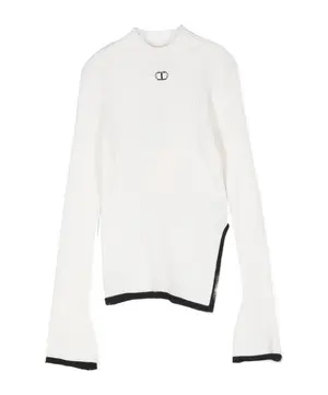 TWINSET Logo-appliqué Jumper - White