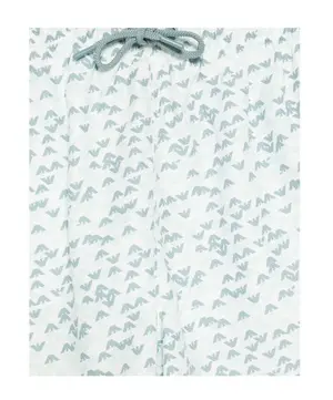 Emporio Armani Elastic Waist Swim Trunks