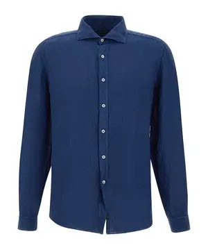 FAY Long-sleeved Shirt - Blue