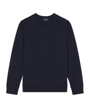 PAUL  SHARK Paul & Shark Oversized Sweatshirt With Maxi Sharks Print - Black