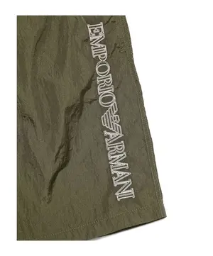 Emporio Armani Elastic Waist Swim Trunks