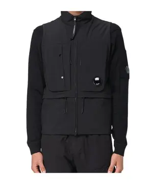 C.P. COMPANY Shell-r Gilet - Black