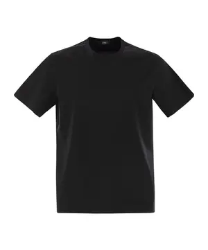 Herno Stretched Crewneck T-shirt - Black