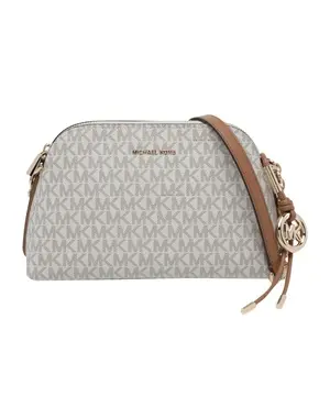 Michael Kors Zippered Shoulder Bag - Gray