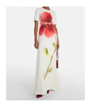 Monique Lhuillier Floral Gown