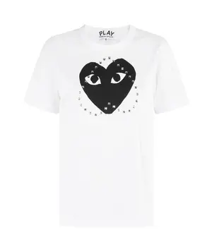 Play Comme Des Garcon Short Sleeve Crewneck T-shirt
