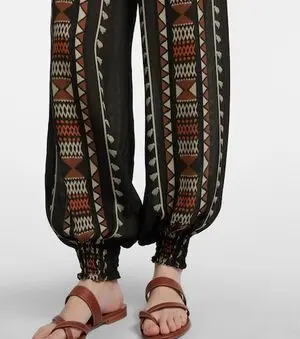Johanna Ortiz Nareem Silk Georgette Balloon Pants