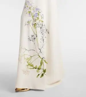 Monique Lhuillier Floral Gown