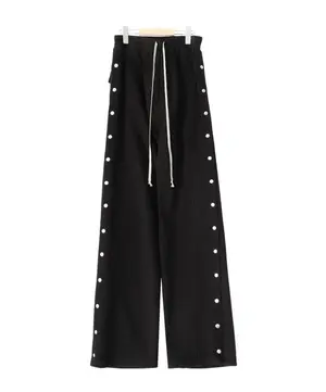 Rick Owens Pusher Drawstring Pants - Black