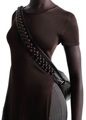 LEMAIRE Pearls Medium Croissant Bag