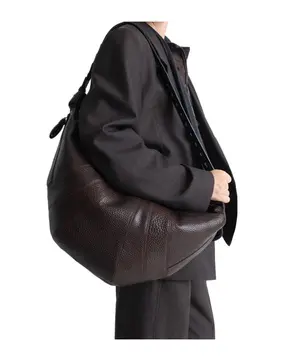 LEMAIRE Woven Chevron Large Croissant Bag