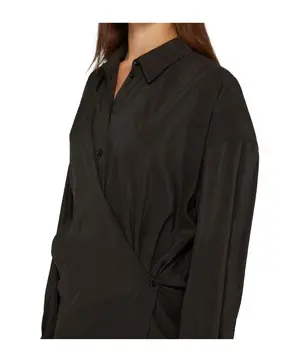 LEMAIRE Twisted Pleated Shirt Skirt