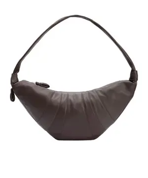 LEMAIRE Large Croissant Shoulder Bag - Brown