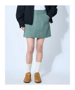 Carhartt Work In Progress Logo Patch Mini Skirt