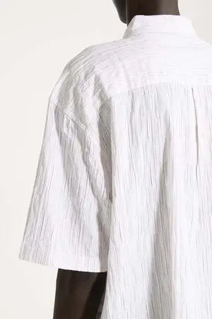 StÜssy Stssy Wavy Striped Short-sleeved Shirt