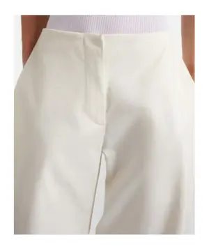 THE ROW Galileo Cotton And Silk Barrel-leg Pants