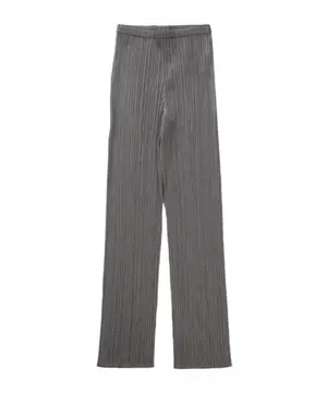 PLEATS PLEASE BY ISSEY MIYAKE Pleats Please Issey Miyake Cropped Leg Pleated Trousers - Grey
