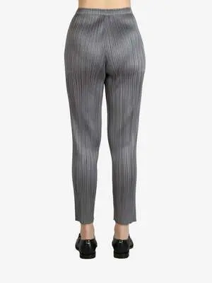 PLEATS PLEASE BY ISSEY MIYAKE Pleats Please Issey Miyake Cropped Leg Pleated Trousers