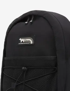Maison Kitsuné Flash Fox Patch Zipped Backpack