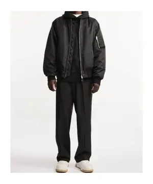 Hogan Zip-up Long-sleeved Reversible Bomber Jacket