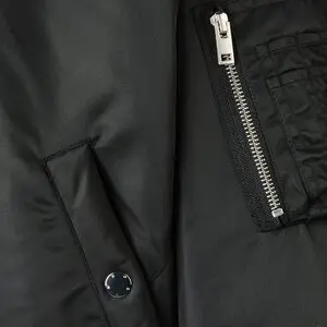 Hogan Zip-up Long-sleeved Reversible Bomber Jacket