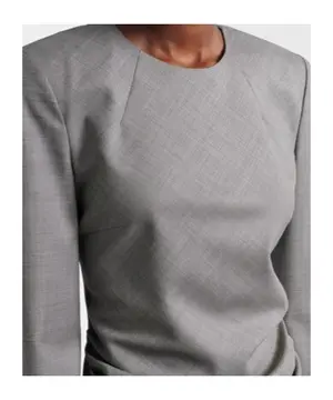 Magda Butrym Draped Wool Blouse