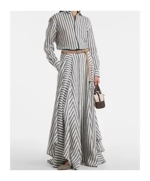 Ralph Lauren Capri Striped Linen Shirt