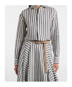 Ralph Lauren Capri Striped Linen Shirt