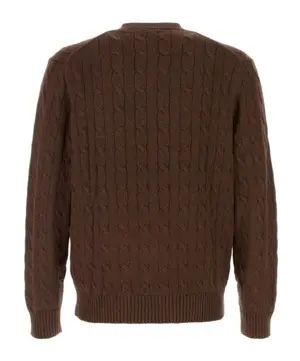Polo Ralph Lauren V-neck Long-sleeve Cardigan With Ribbed Cuffs And Hem