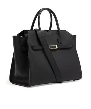 VALEXTRA Double Handle Shoulder Bag
