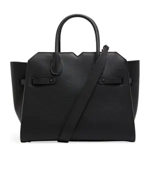 VALEXTRA Double Handle Shoulder Bag
