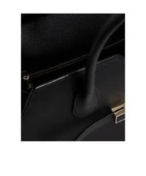 VALEXTRA Double Handle Shoulder Bag